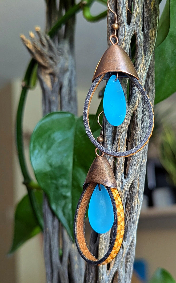 Frosted Blue Dew Drops – Kokopelli Design Studio